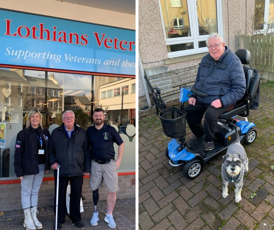 Meet Eddie AKA 'FAST EDDIE' 🛵 - Lothians Veterans Centre